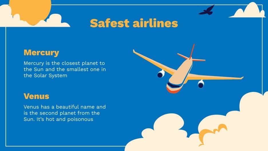 Aircraft Background Minitheme | Google Slides & PPT