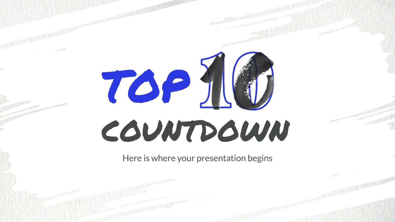 Top 10 Countdown | Google Slides & PowerPoint template