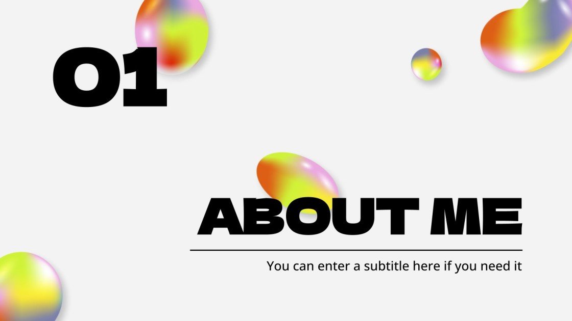 Bold Typeface Style Portfolio | Google Slides & PowerPoint