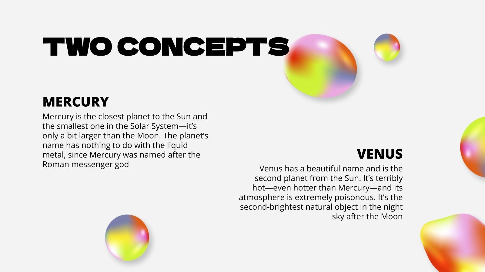 Bold Typeface Style Portfolio | Google Slides & PowerPoint