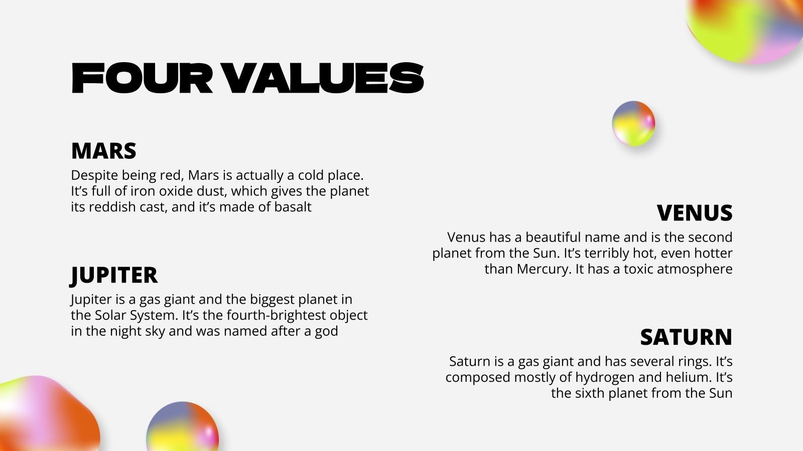 Bold Typeface Style Portfolio | Google Slides & PowerPoint