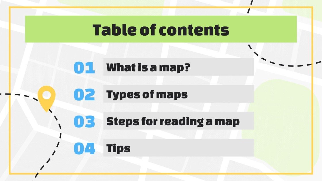 Steps for Reading a Map | Google Slides & PowerPoint
