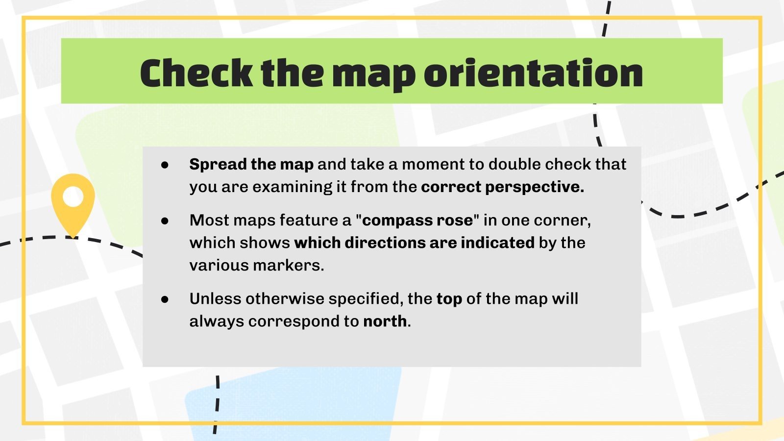 Steps for Reading a Map | Google Slides & PowerPoint