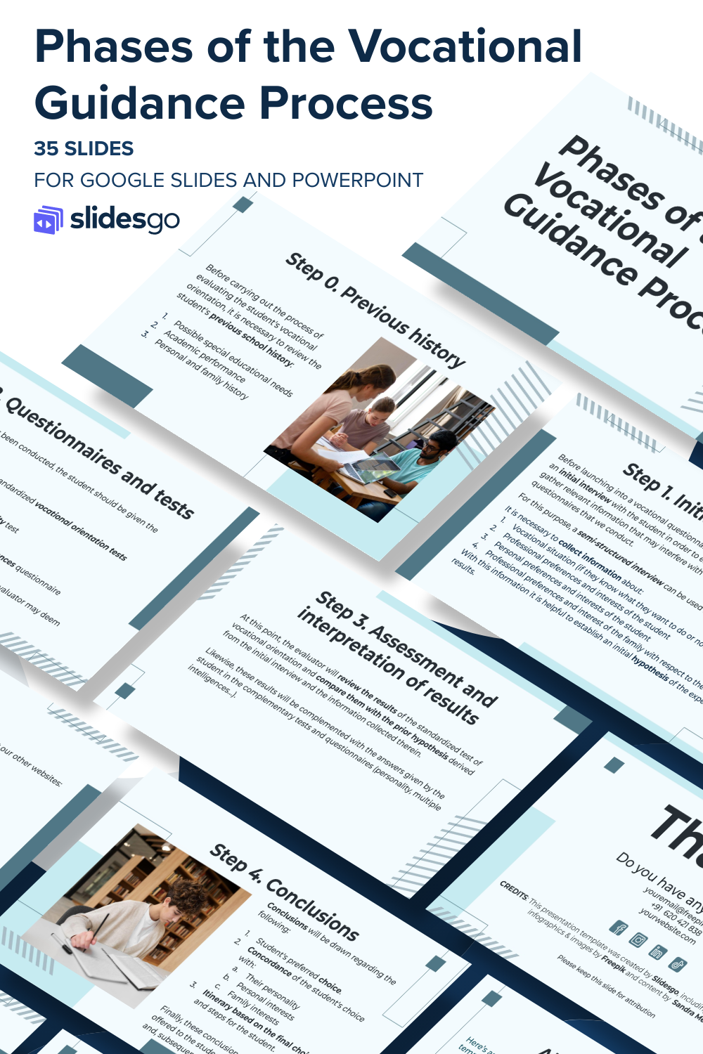 Phases of the Vocational Guidance Process | Google Slides