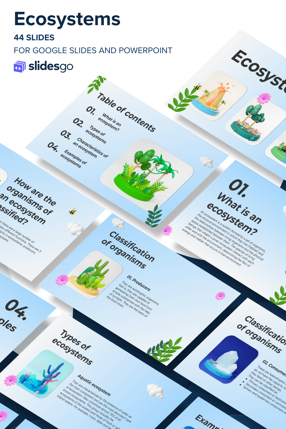 Ecosystems | Google Slides and PowerPoint template