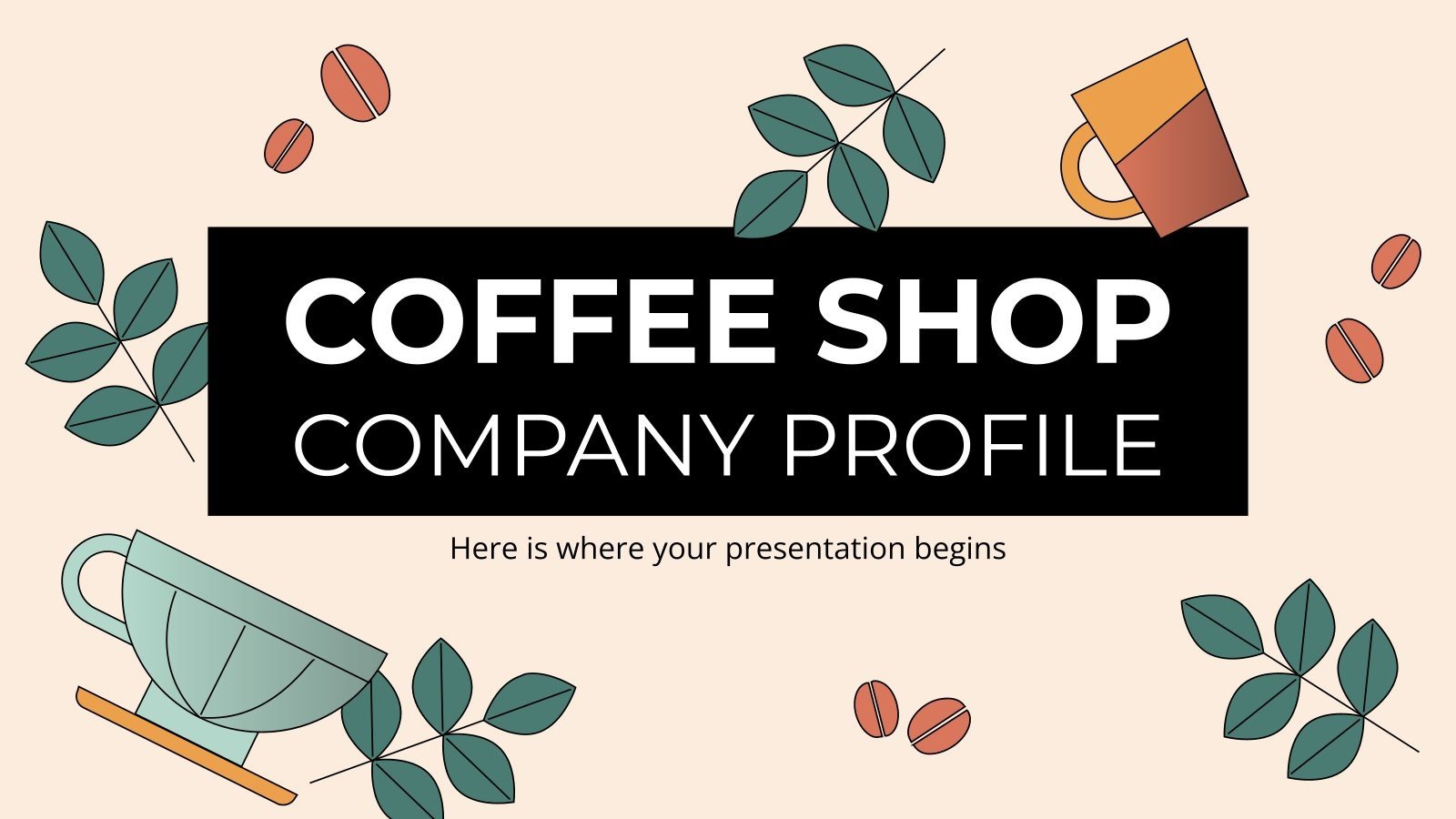 Coffee Shop Company Profile | Google Slides & PPT