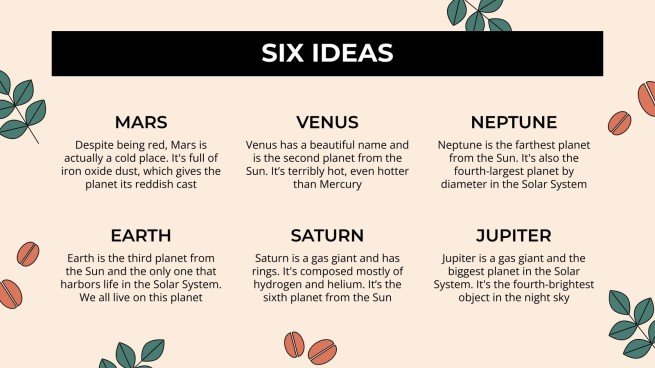 Coffee Shop Company Profile | Google Slides & PPT