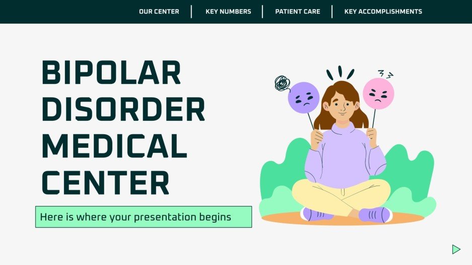 Bipolar Disorder Medical Center | Google Slides & PPT