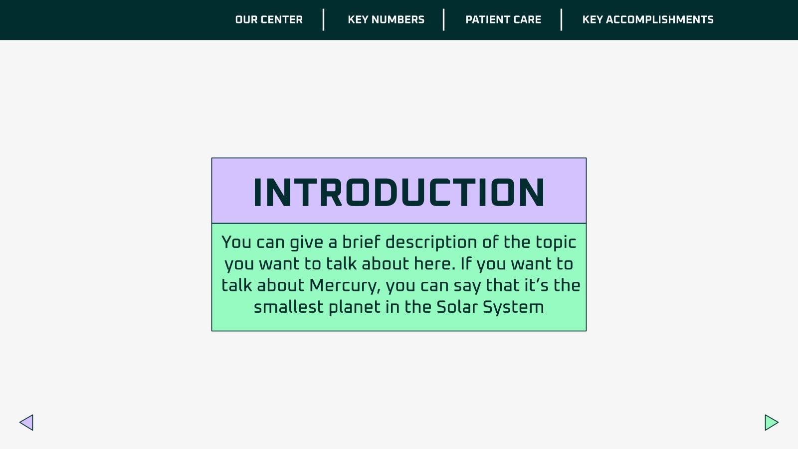 Bipolar Disorder Medical Center | Google Slides & PPT