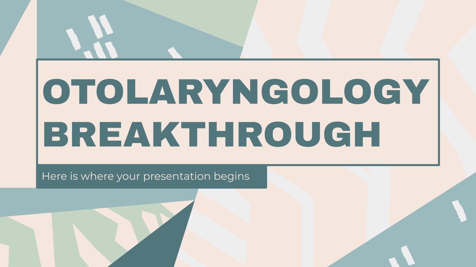 Otolaryngology Breakthrough | Google Slides & PPT
