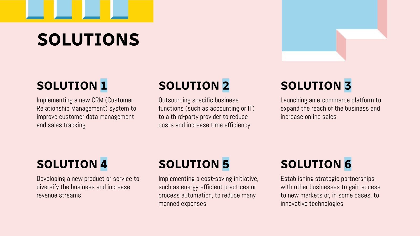 Bold Typeface Style Project Proposal | Google Slides & PPT