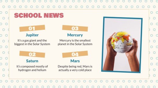 Preschool Newsletter Google Slides & PowerPoint template