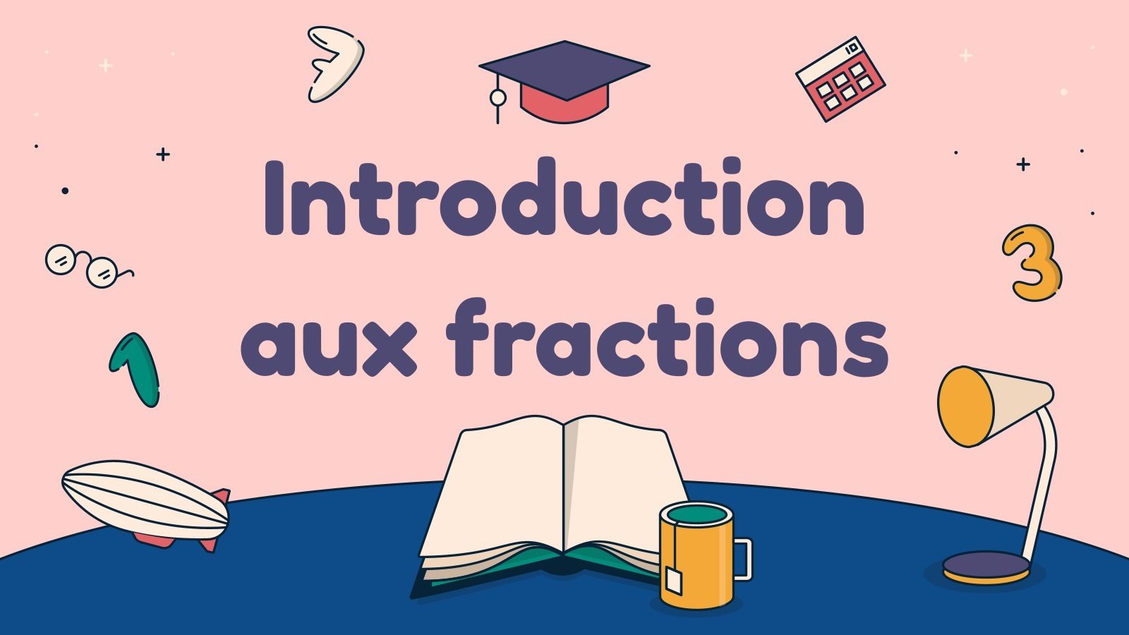 Introduction aux fractions | Google Slides et PowerPoint