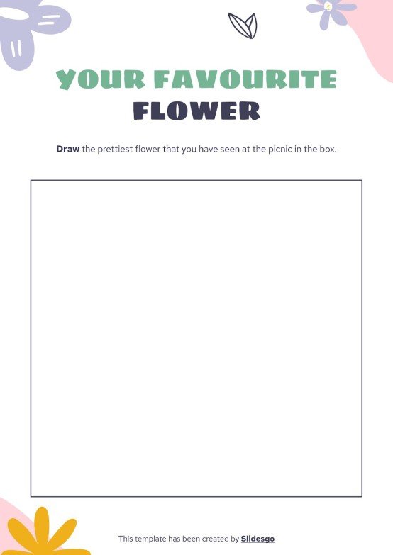 Pre-K Spring Picnic Printable Activities | Google Slides
