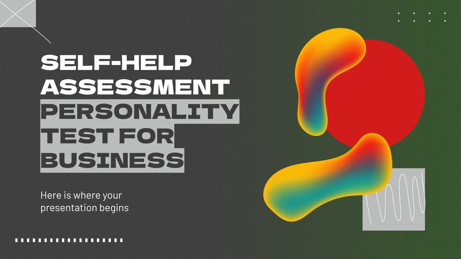 Self-Help Assesment Personality Test for Business