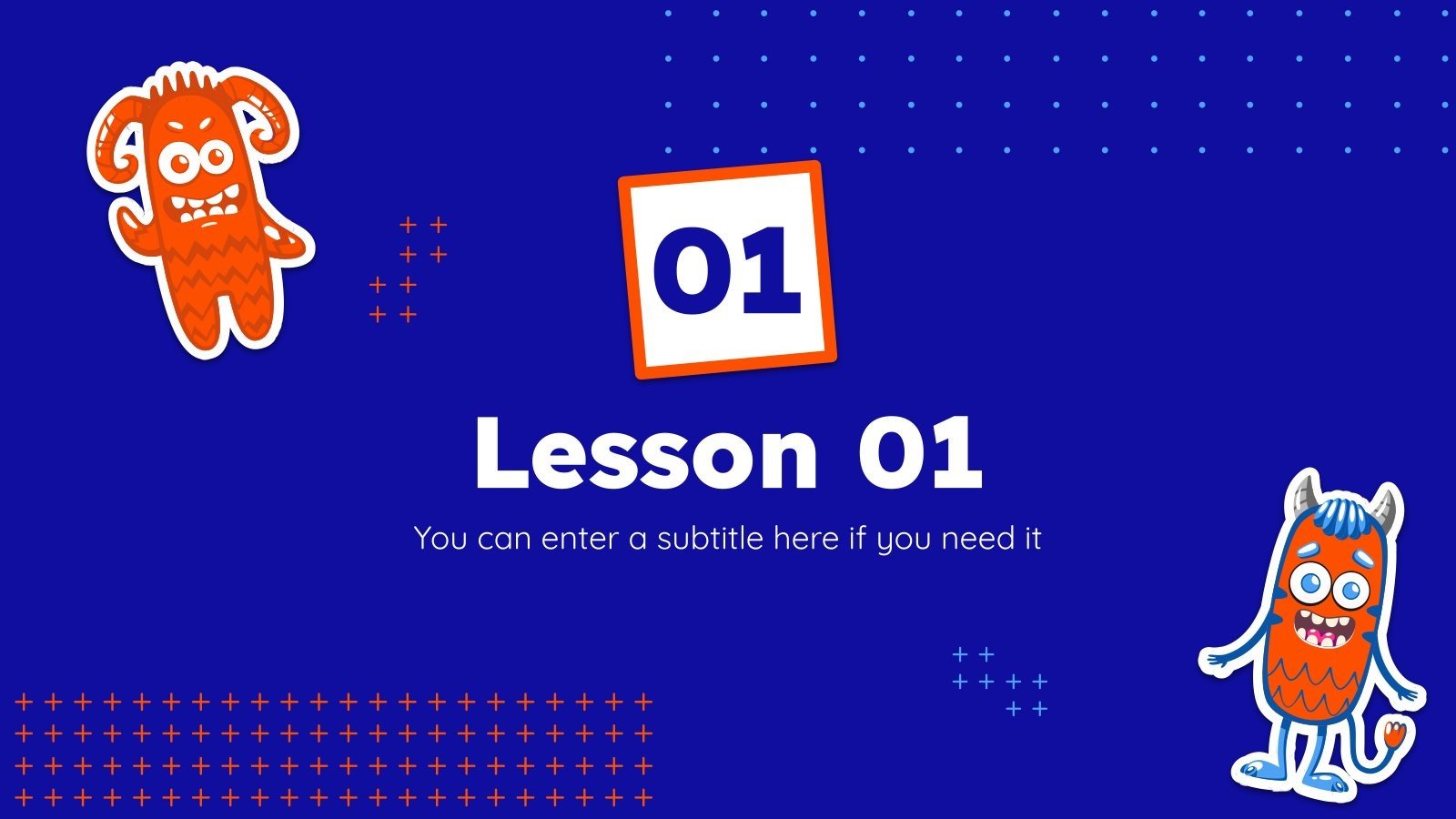 Monster Stickers Lesson for Elementary | Google Slides & PPT