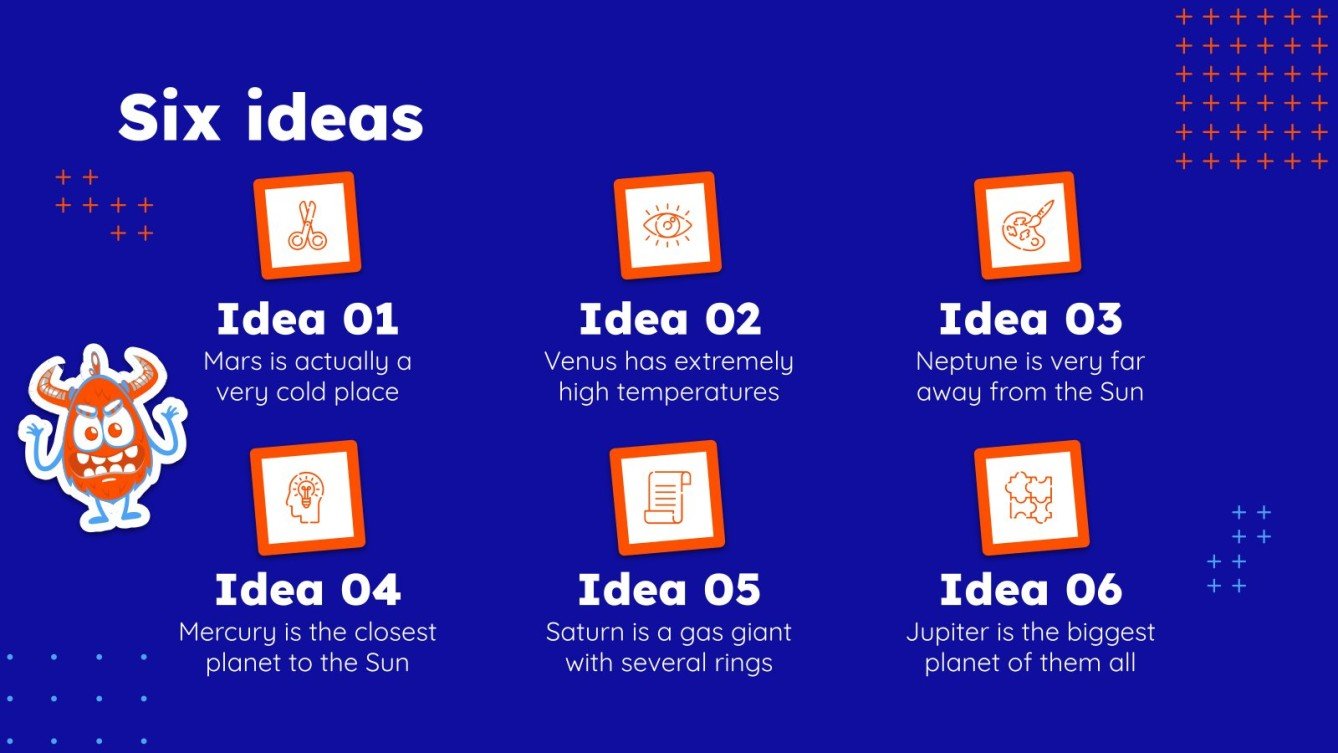 Monster Stickers Lesson for Elementary | Google Slides & PPT