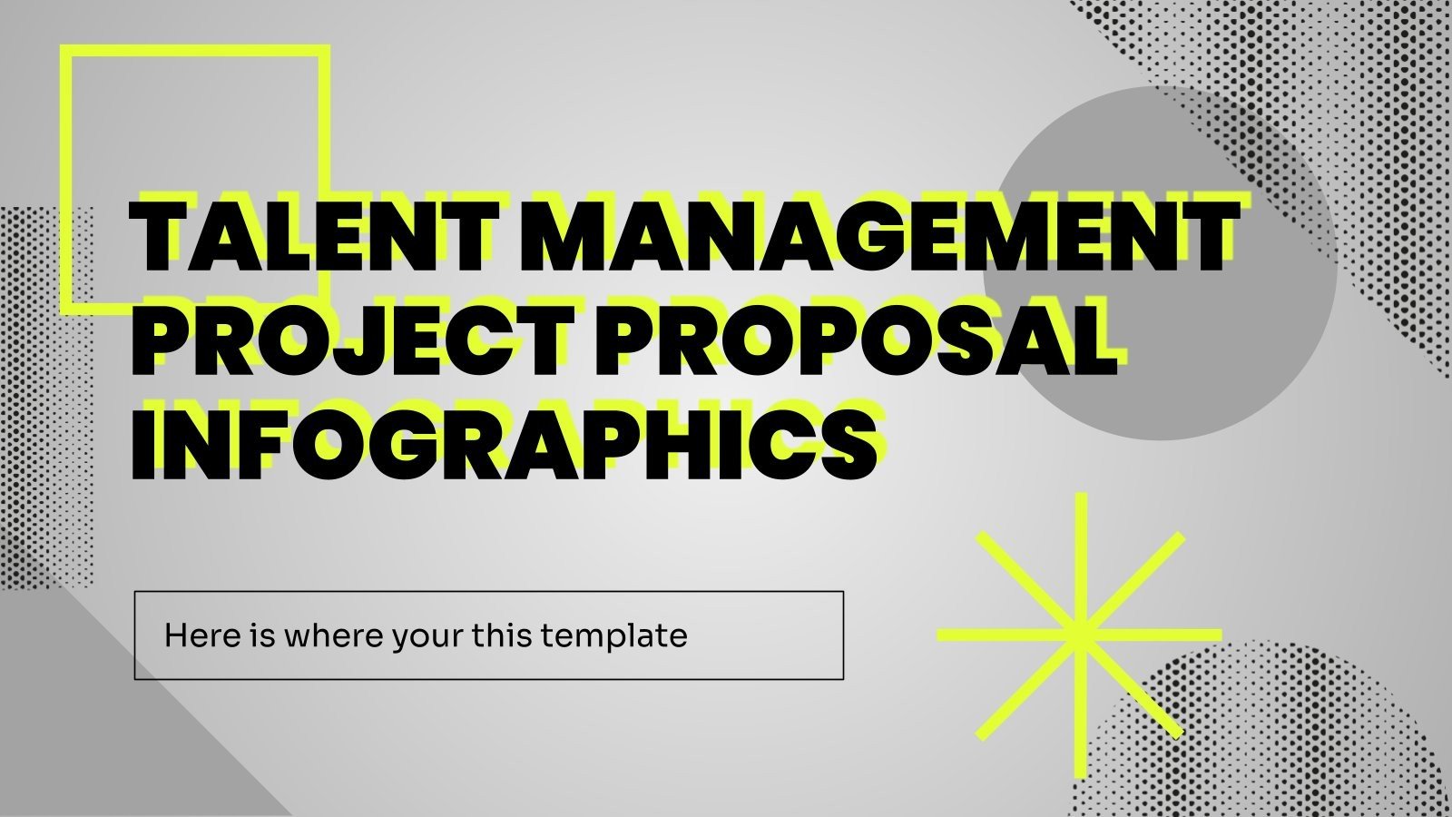 Talent Management Process Project Proposal Infographics