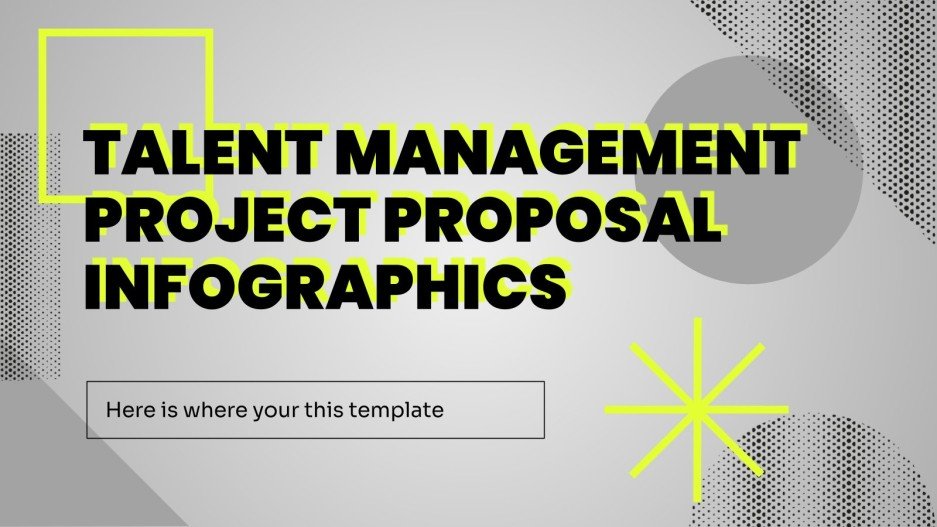 Talent Management Process Project Proposal Infographics