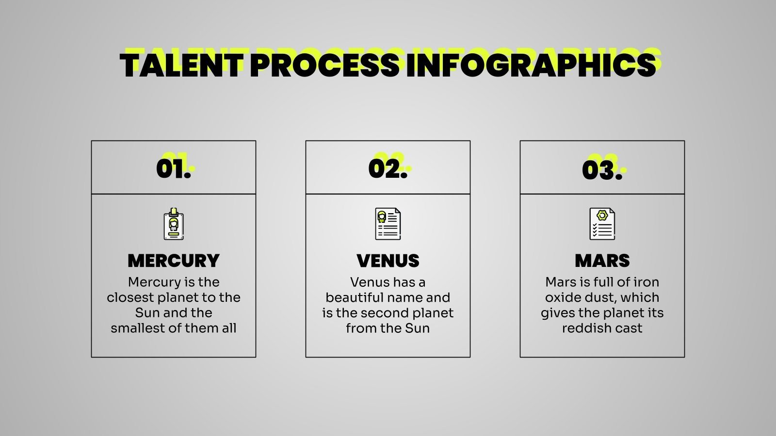 Talent Management Process Project Proposal Infographics