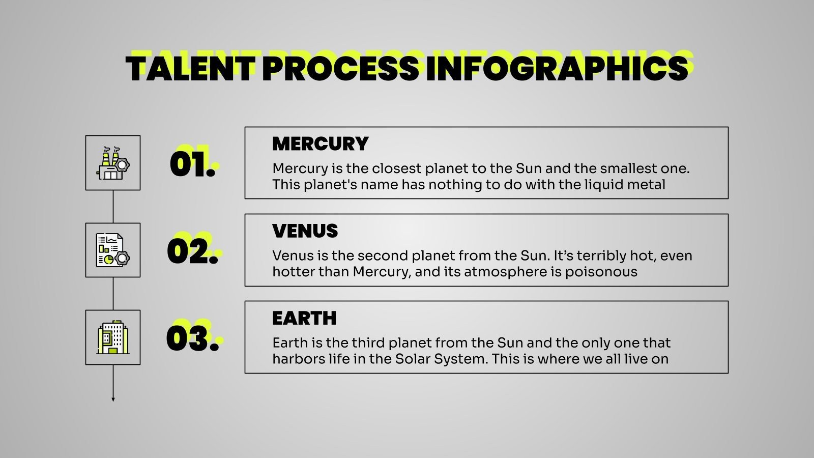 Talent Management Process Project Proposal Infographics