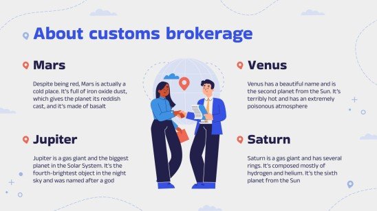 Customs Brokerage Company Profile | Google Slides & PPT