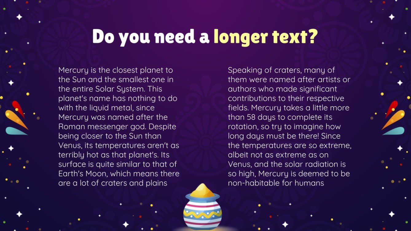 Enjoy Holi Festival! | Google Slides and PowerPoint template