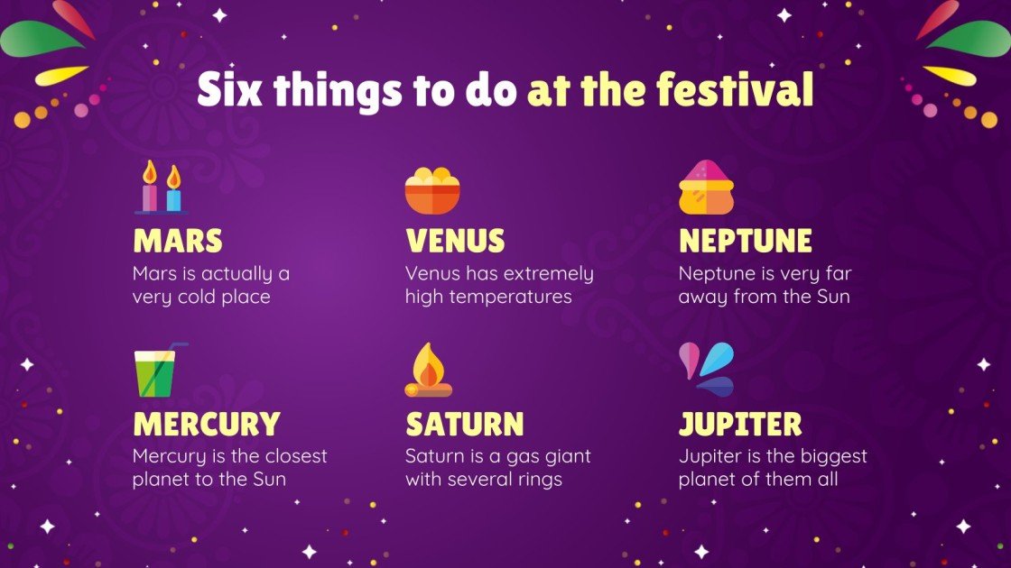 Enjoy Holi Festival! | Google Slides and PowerPoint template