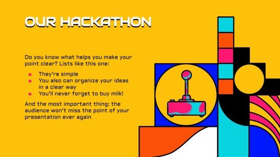 Video Game Creation Hackathon | Google Slides & PPT