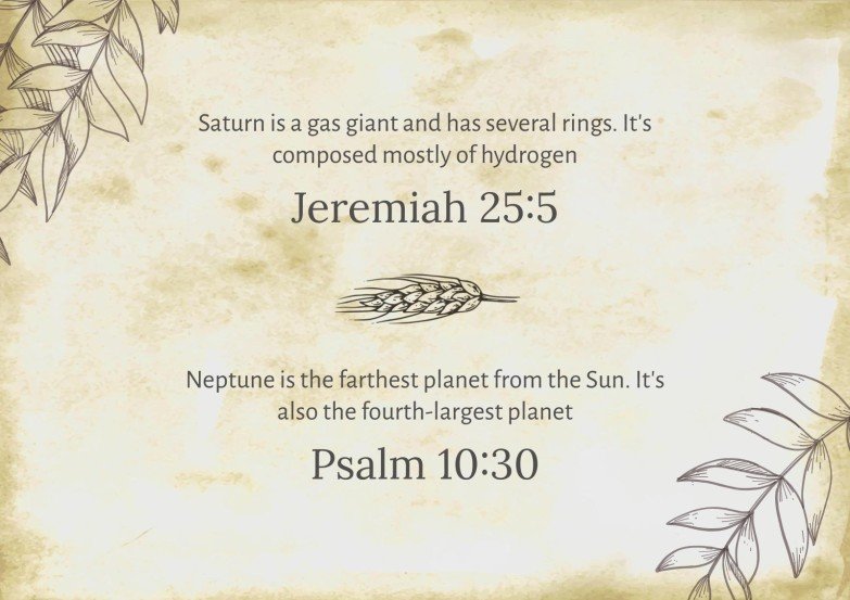 Bible Verse Cards | Google Slides & PowerPoint