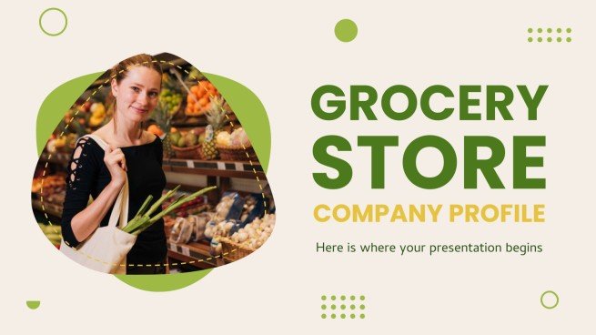 Grocery Store Company Profile | Google Slides & PPT