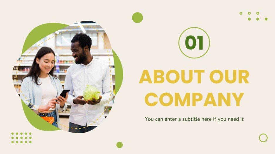 Grocery Store Company Profile | Google Slides & PPT