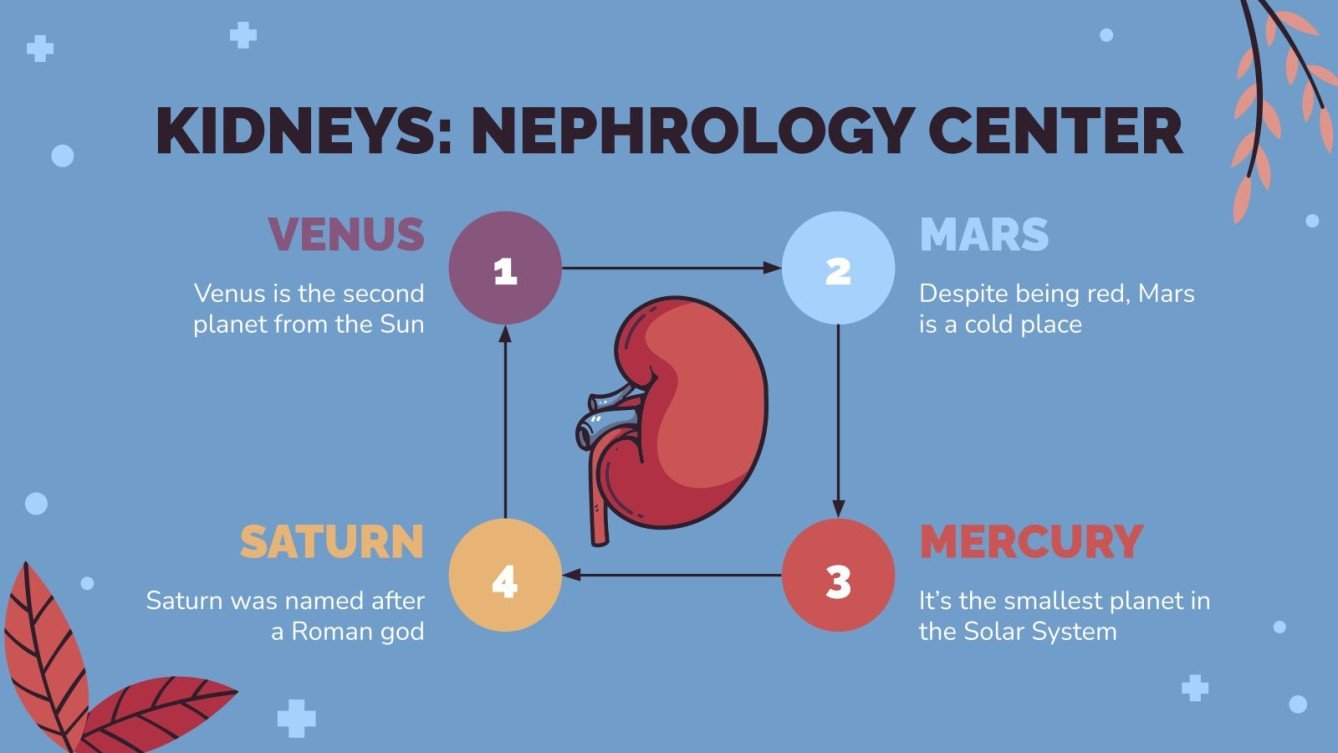 Kidneys: Nephrology Center Infographics | Google Slides