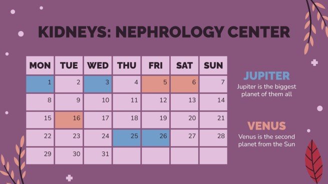 Kidneys: Nephrology Center Infographics | Google Slides