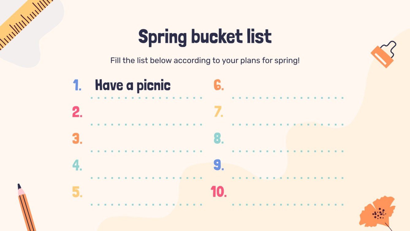 Elementary Back from Spring Break Activities | Google Slides