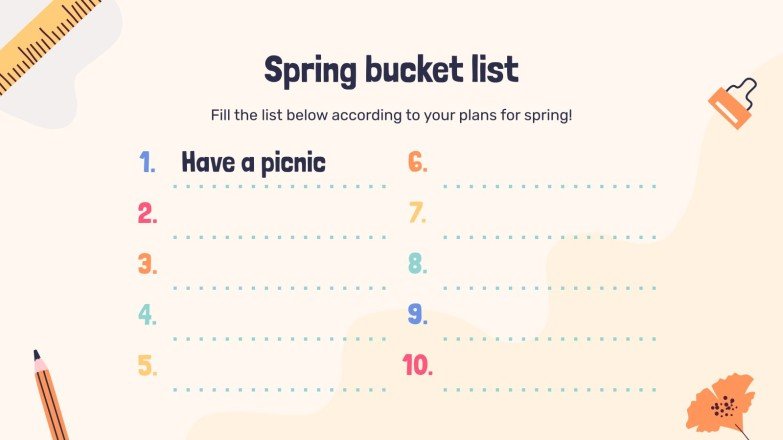 Elementary Back from Spring Break Activities | Google Slides