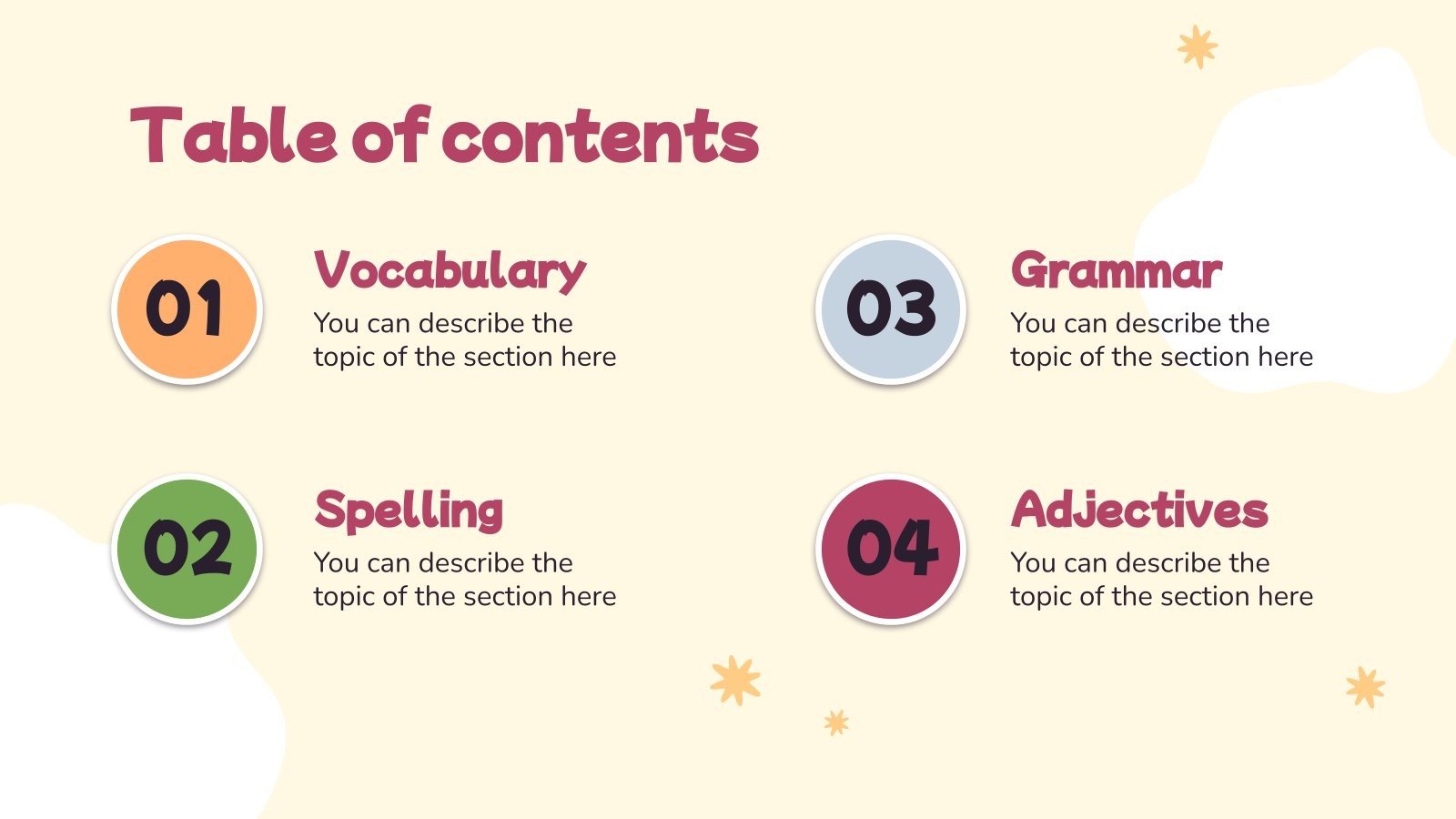 Spring Vocabulary Activities for Pre-K | Google Slides & PPT