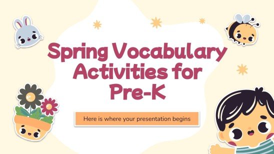 April Showers Activities for Pre-K Google Slides and PowerPoint Template