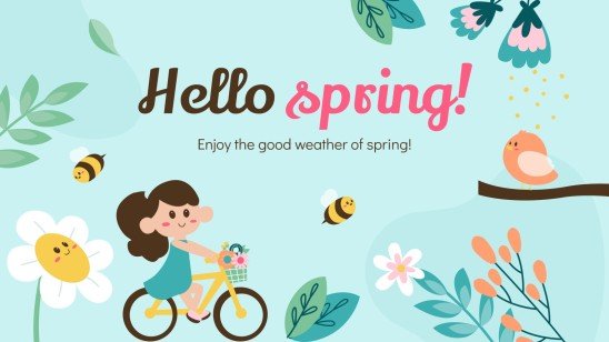 Cute Spring Cards Collection | Google Slides & PowerPoint