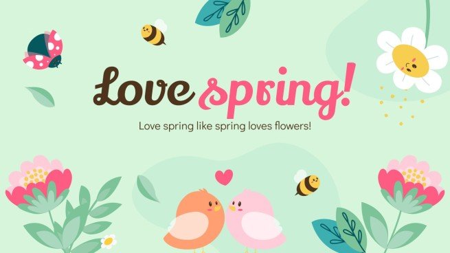 Cute Spring Cards Collection | Google Slides & PowerPoint