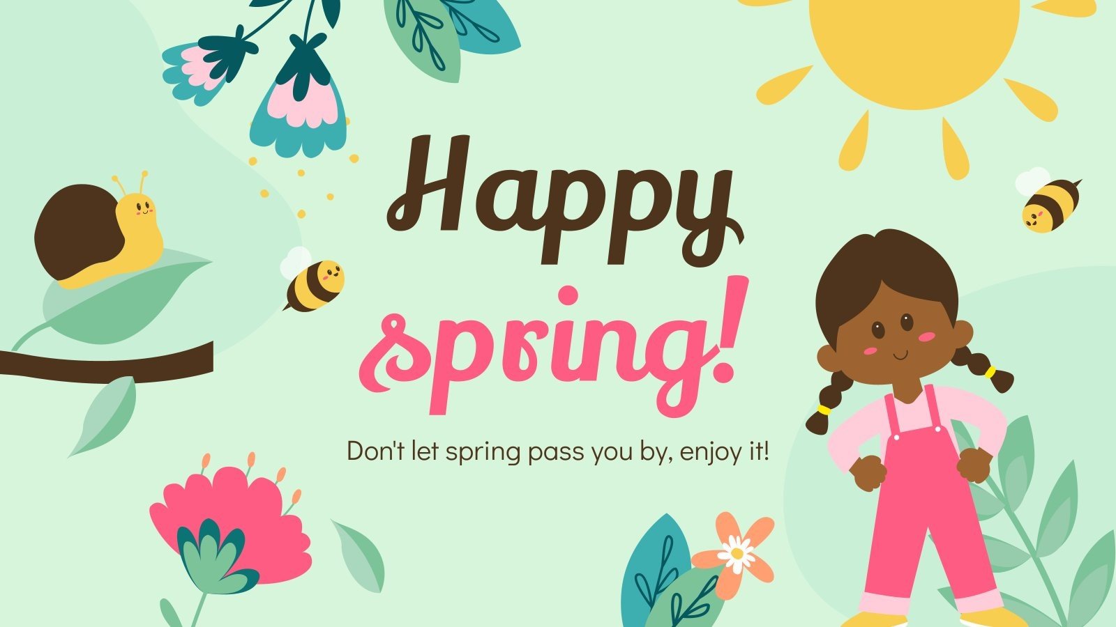 Cute Spring Cards Collection | Google Slides & PowerPoint