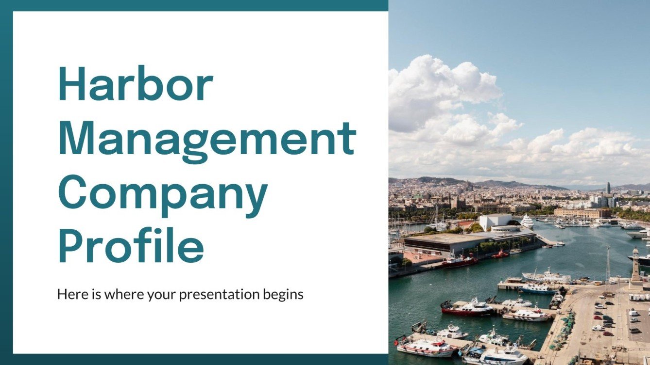 Harbor Management Company Profile | Google Slides