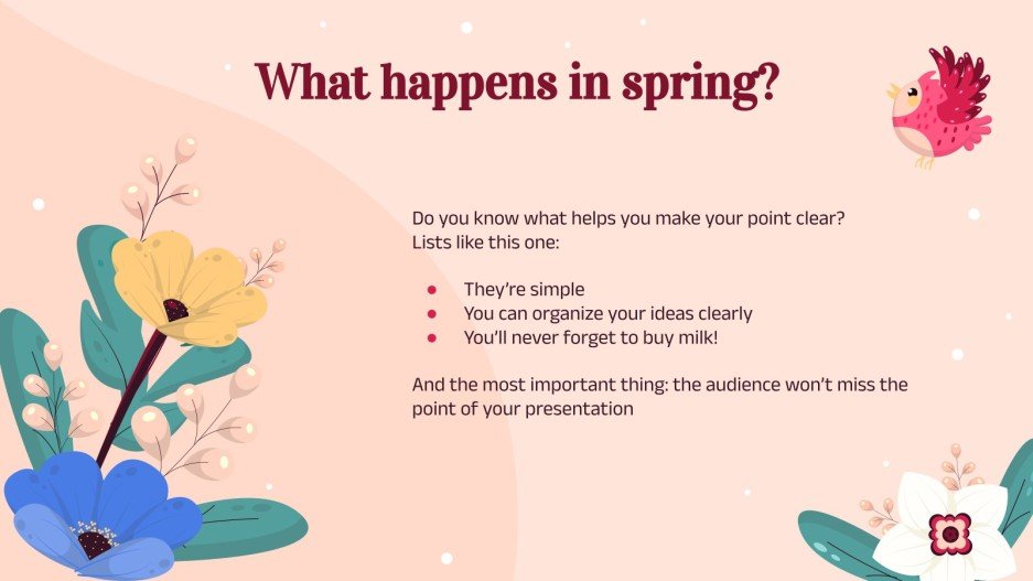 Spring Floral Wonders | Google Slides & PowerPoint