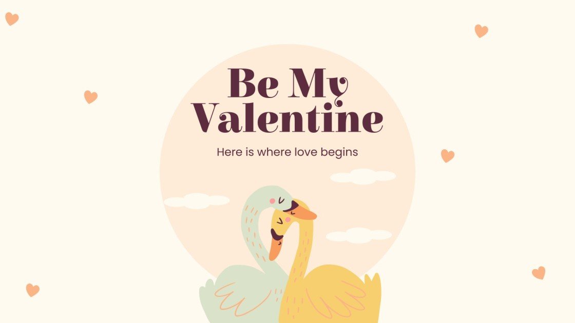 Plantillas gratis de Google Slides y PPT sobre San Valentín
