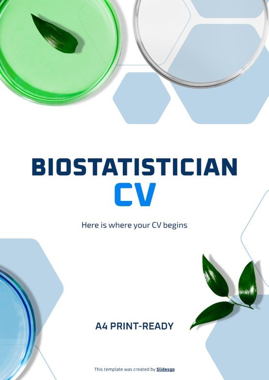 Biostatistician CV | Google Slides & PowerPoint