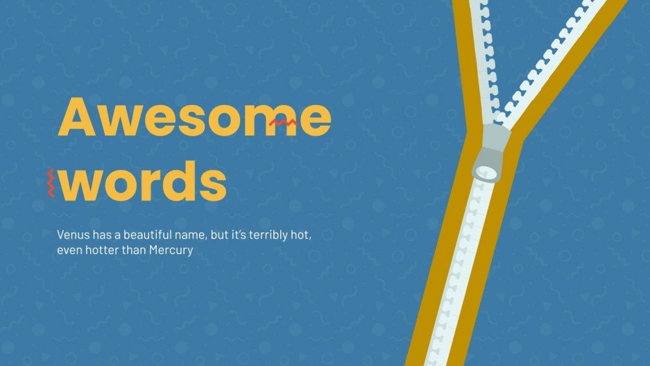 Zipper Patterns MK Plan | Google Slides and PowerPoint theme