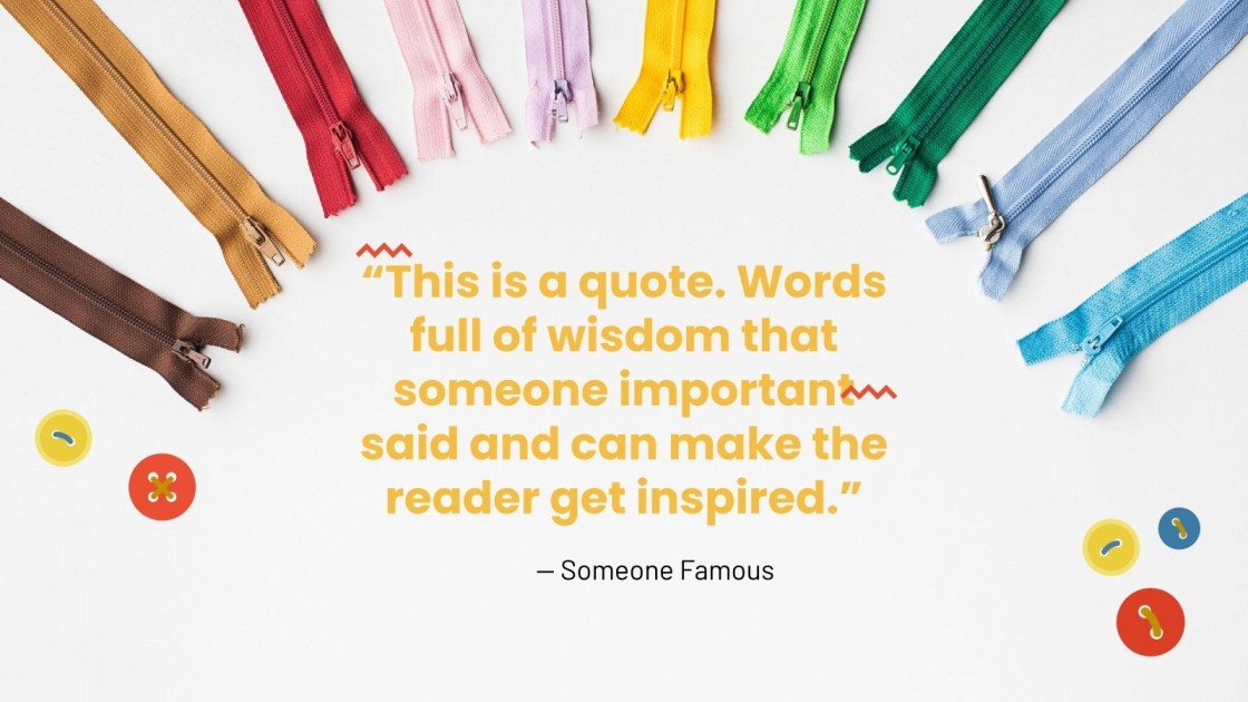 Zipper Patterns MK Plan | Google Slides and PowerPoint theme