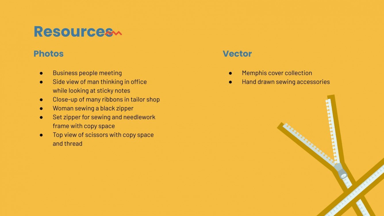 Zipper Patterns MK Plan | Google Slides and PowerPoint theme