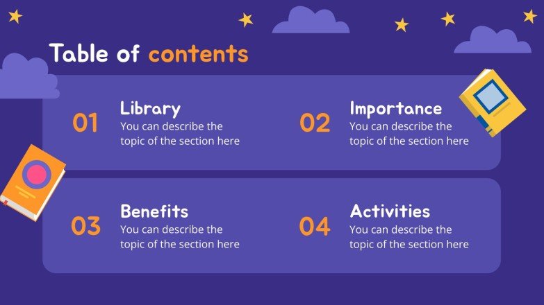 Library Visit with Pre-K | Google Slides & PPT