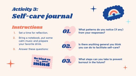 Self-care Activities for Adults | Google Slides & PPT